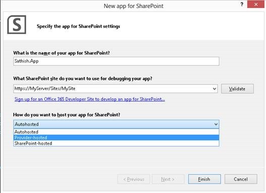 Step by Step approach to create a Provider Hosted Application in ...